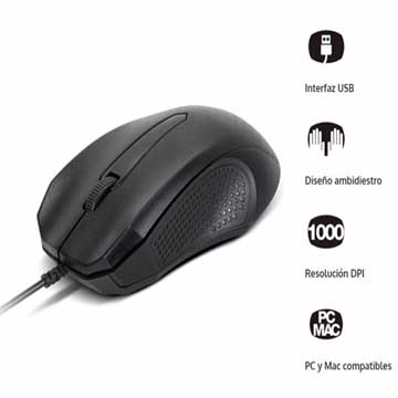 Xtech XTM-165 | Ratón óptico - USB - Panamá | Grupo F&S